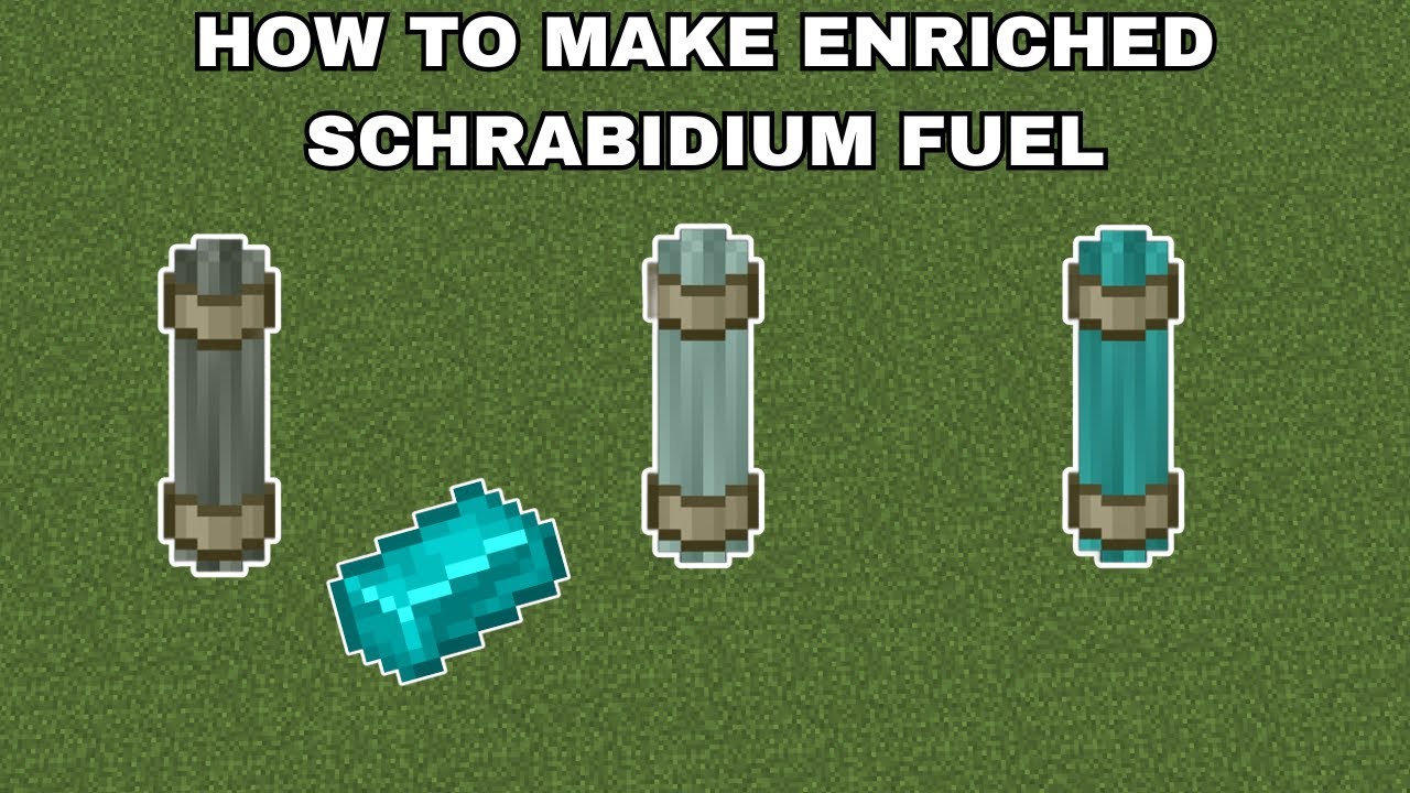 Minecraft HBM Tech Mod v1.12.2| HOW TO MAKE Enriched Schrabidium Fuel ...