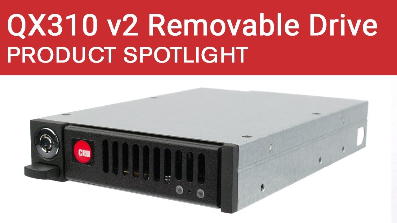 QX310 v2: CRU's Fastest PCIe/NVMe Removable Drive - YouTube