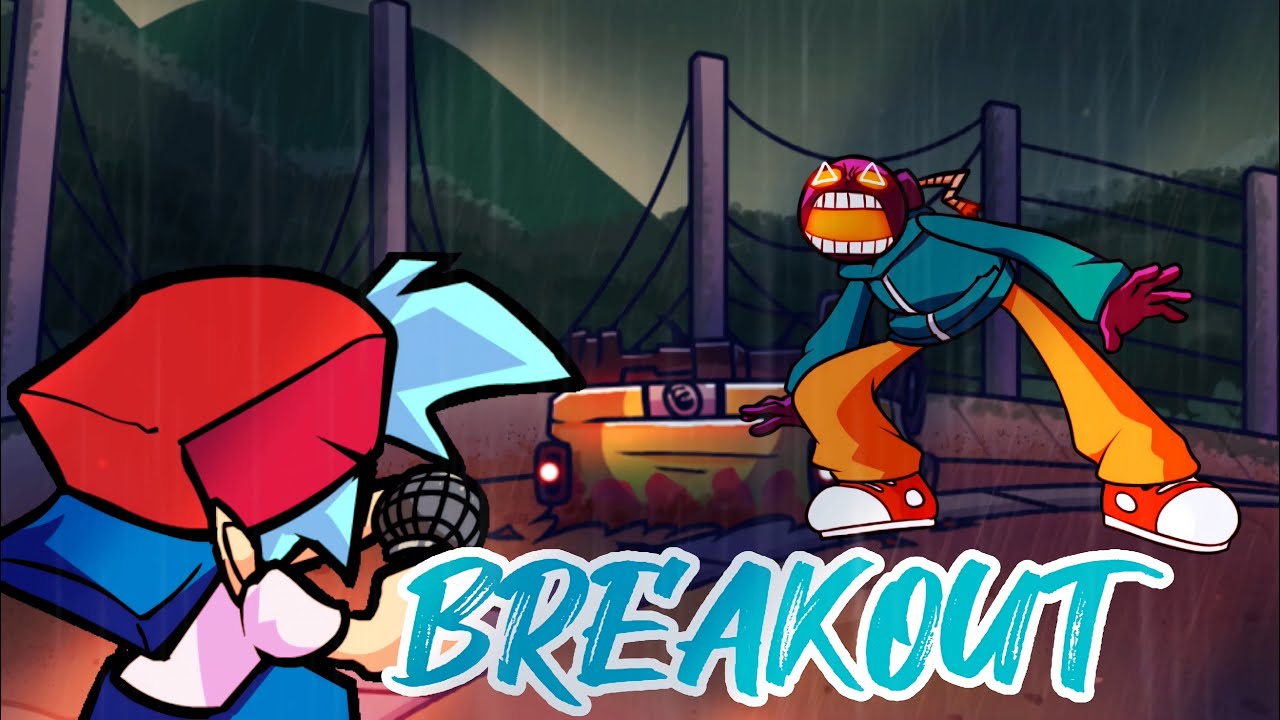 Breakout but Whitty sings cover 【FNF】 - YouTube