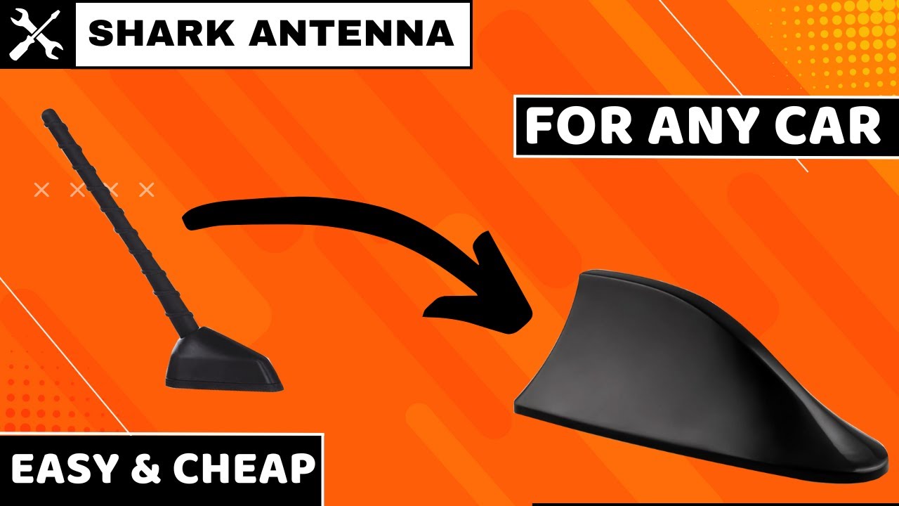 How to Install a Universal Shark Fin Antenna - Easy & Cheap - YouTube