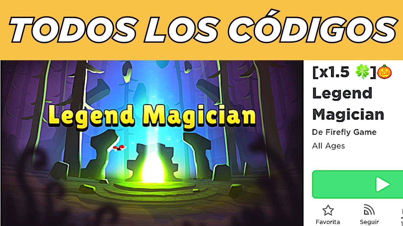 🎁 *TODOS* los CODIGOS de Legend Magician en roblox 2022 - YouTube