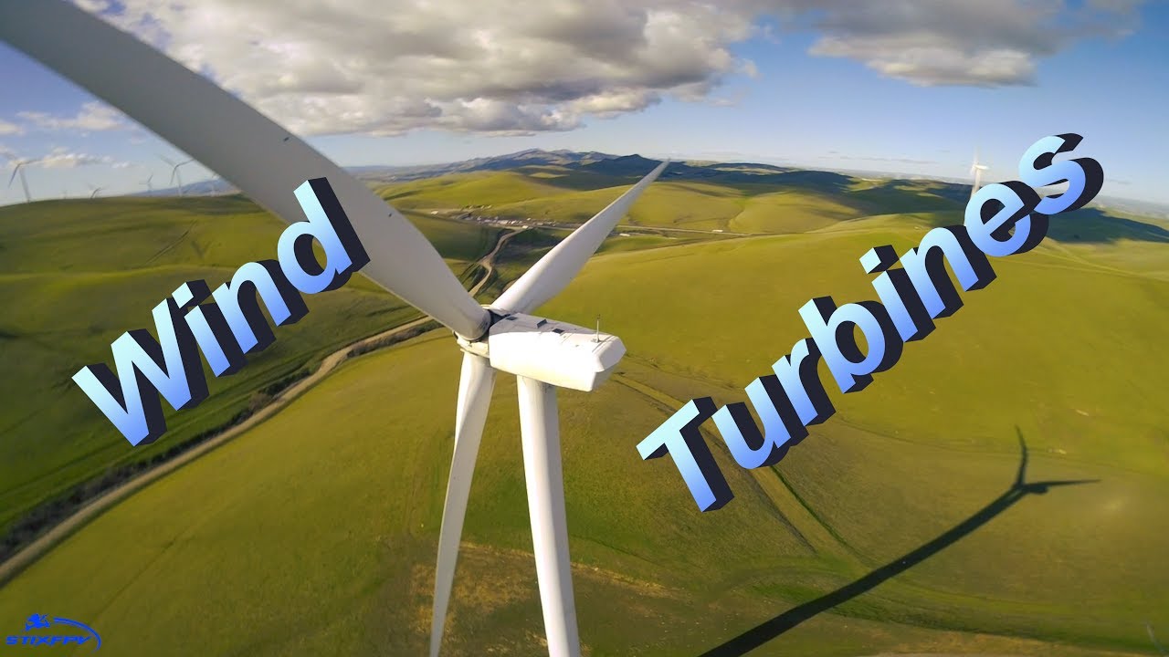 Flying Around Wind Turbines - YouTube