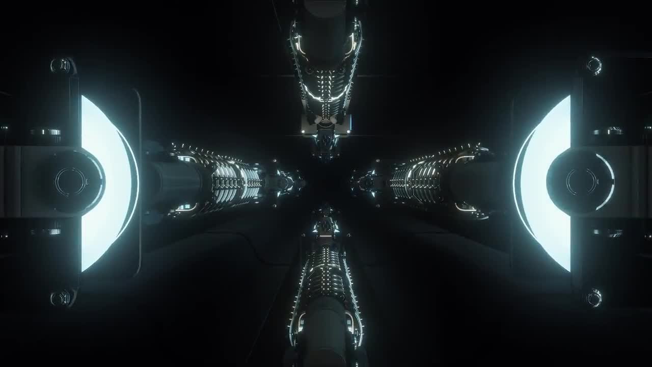 Sci-Fi Tunnel Loop Stock Motion Graphics - YouTube