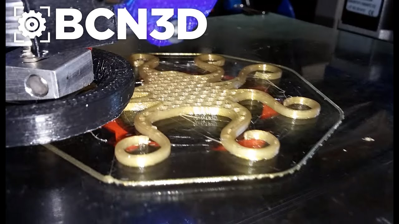 BCN3D+ - Printing Filaflex - YouTube