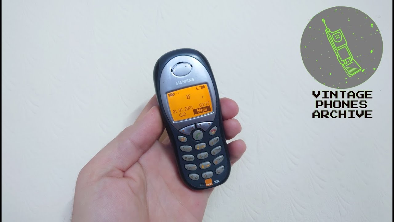Siemens C45e Mobile phone menu browse, ringtones, games, wallpapers ...