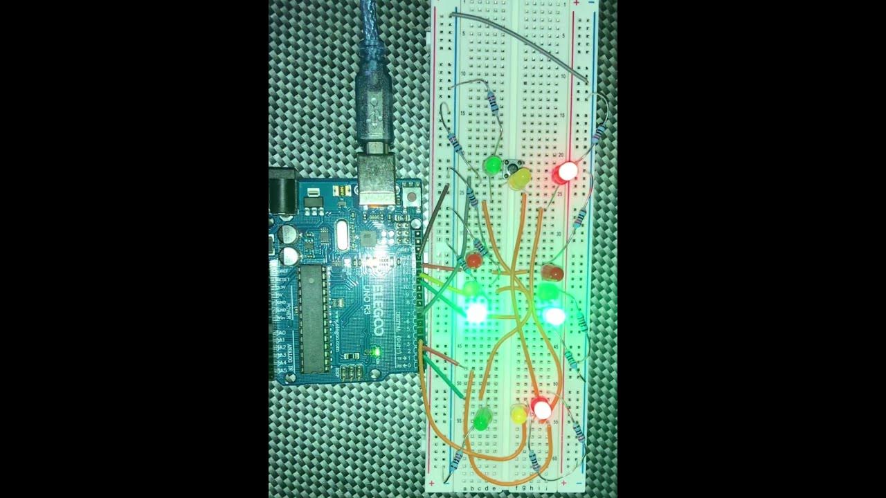 EE Starting - Traffic Light with Arduino Uno - YouTube