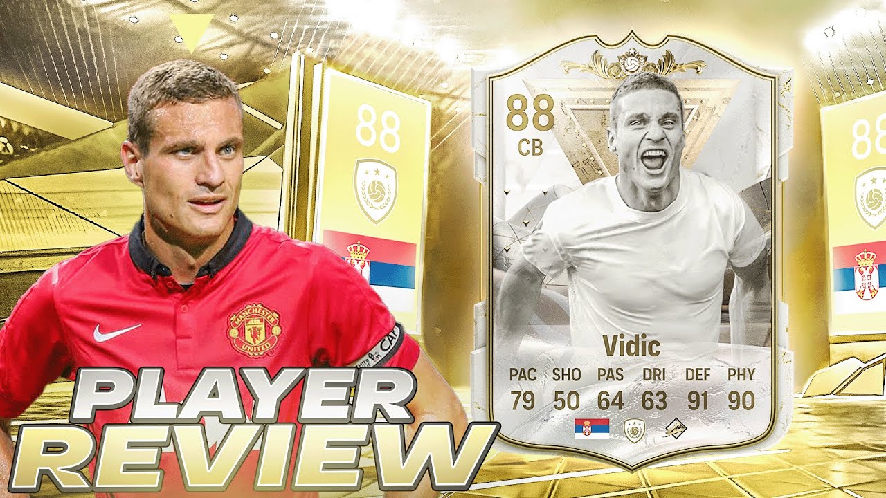 😳88 CENTURIONS ICON VIDIC SBC PLAYER REVIEW - EA FC 24 ULTIMATE TEAM ...