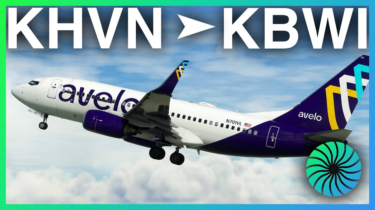 MSFS LIVE | Avelo OPS!! | *NEW* PMDG EFB | KHVN KBWI | VATSIM | GSX PRO | #msfs2020 - YouTube