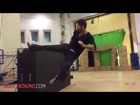 Kicking Practice Scott Adkins
