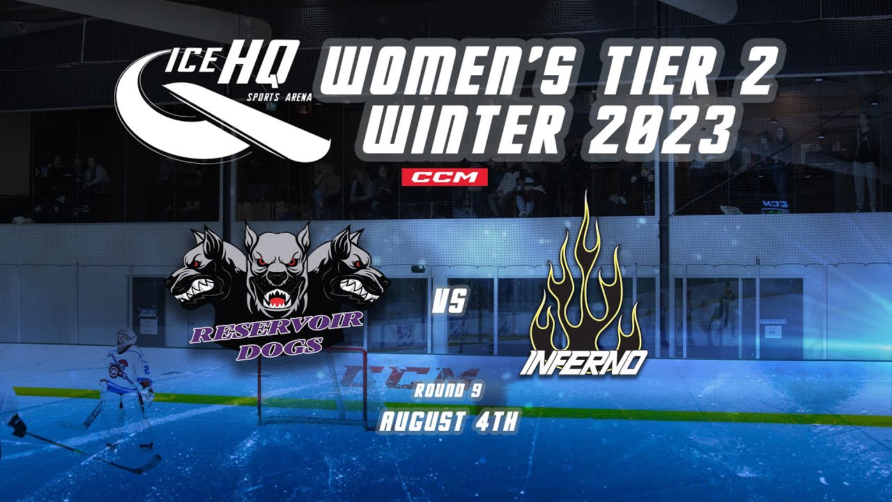 Tier 2 - Dogs v Inferno - Round 9 - 4th August - IceHQ ice hockey - YouTube