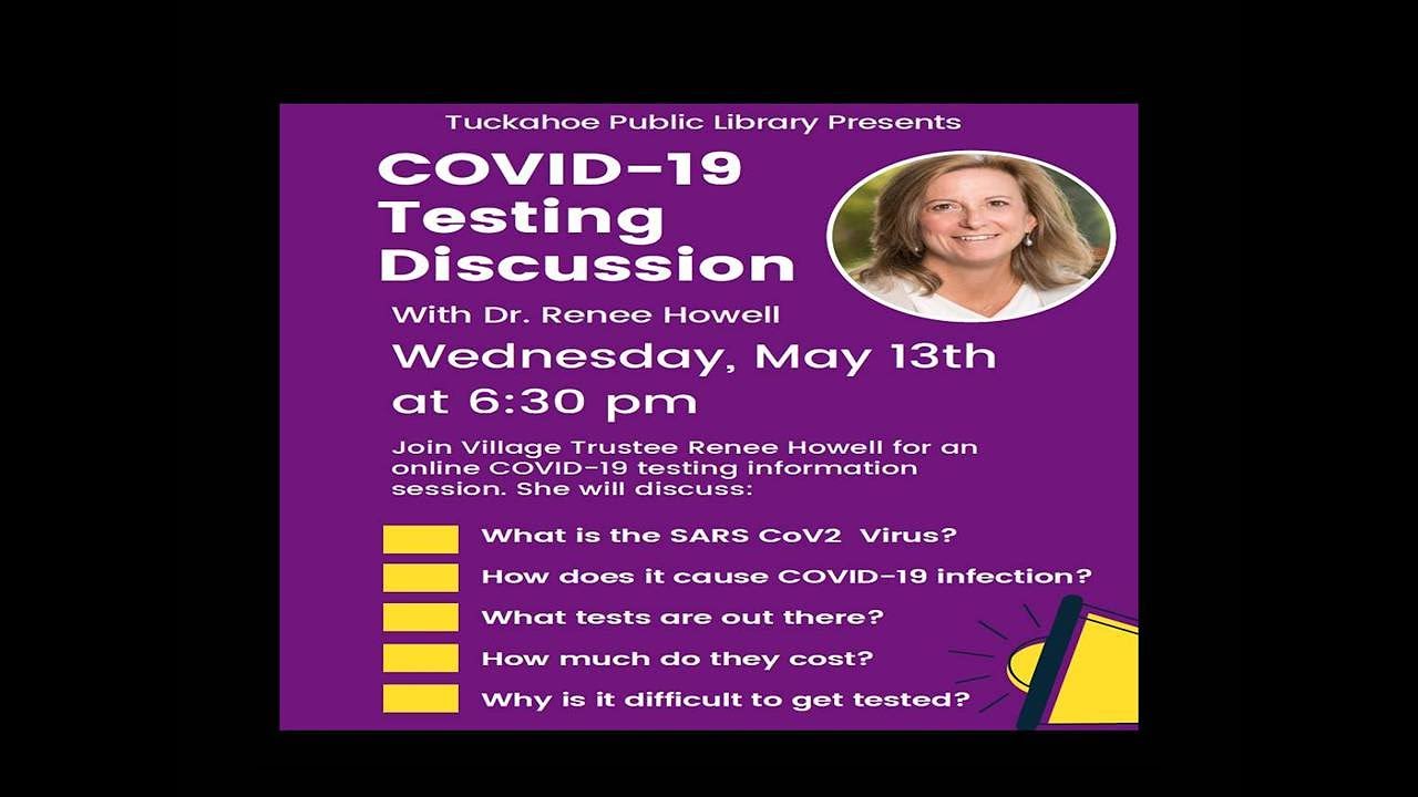 COVID-19 Testing Discussion with Dr. Renee Howell - YouTube