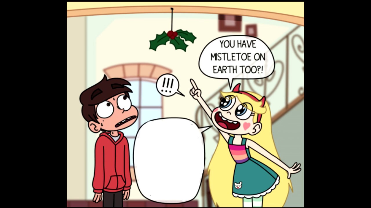 【star Vs The Forces Of Evil Comic Dub】under The Mistletoe Youtube