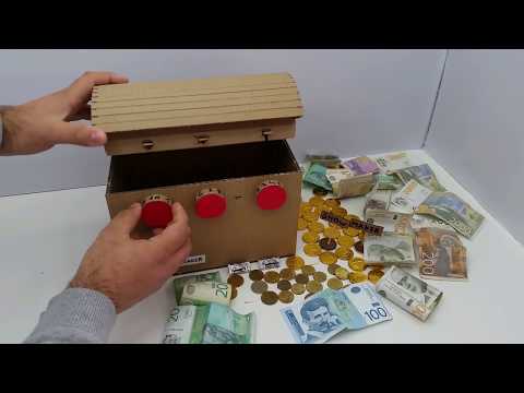 How to Make Treasure Chest with 3 Digit Password