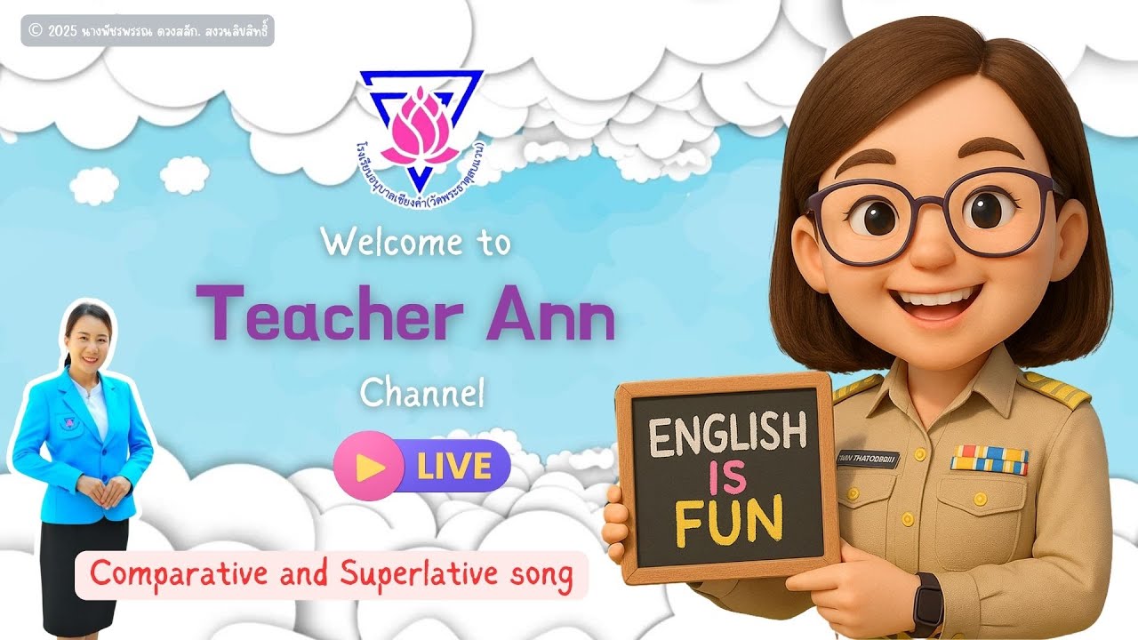 Comparative and Superlative Degree Song For Kids - YouTube