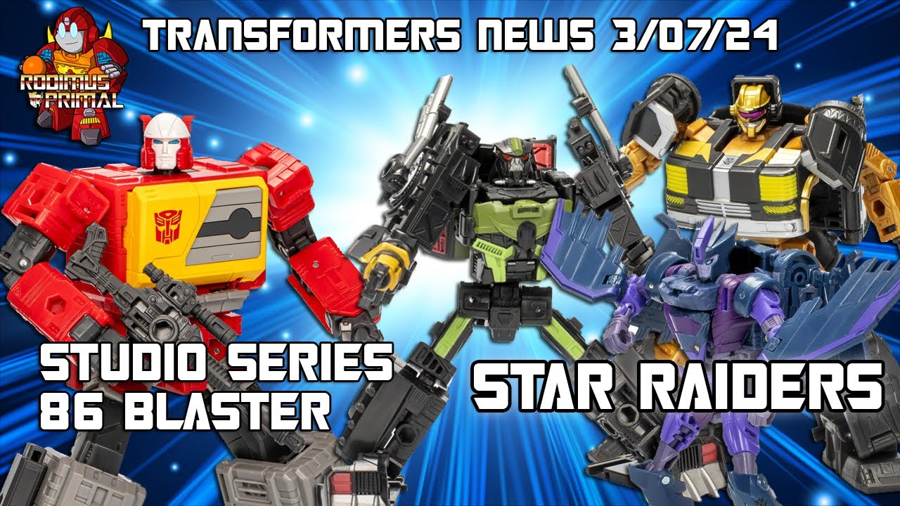 Studio Series 86 Blaster and Star Raiders Revealed! - YouTube