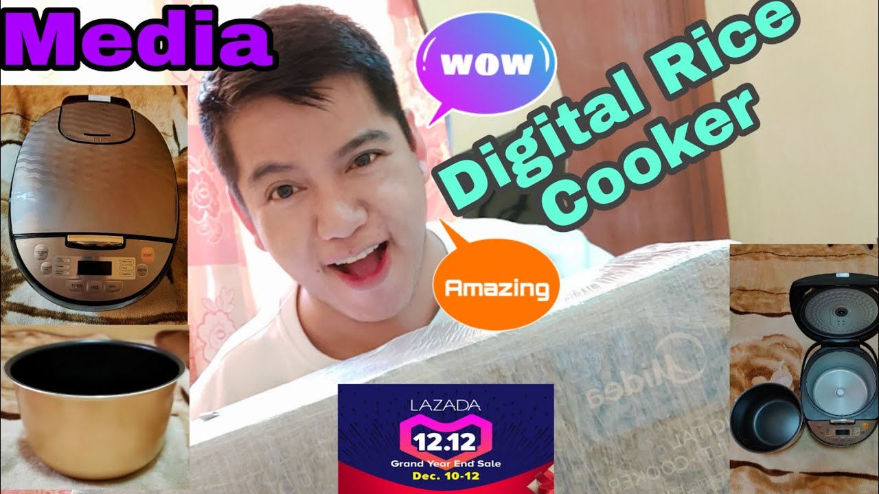 Unboxing Media Digital Rice Cooker - YouTube