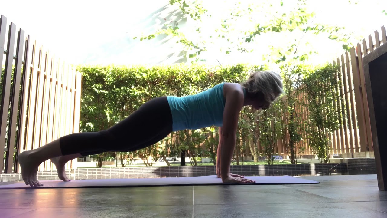 Press up stretch combination - YouTube