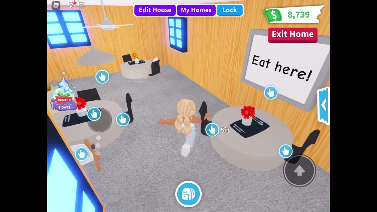 Adopt me pizza place + coffee shop tour! - YouTube