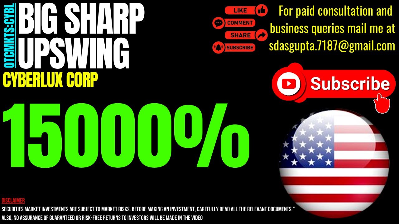 CYBERLUX CORP BIG SHARP UPSWING | CYBL STOCK NEWS - YouTube