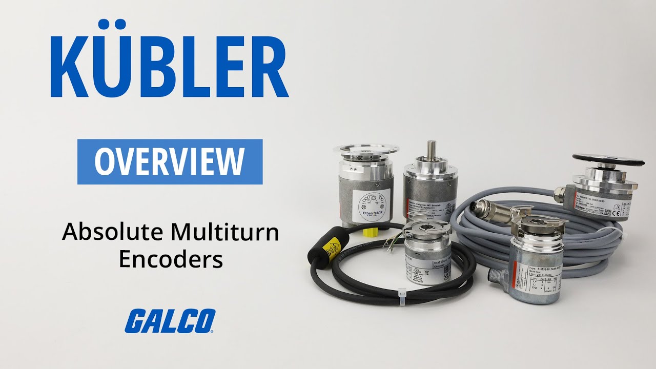 Kübler Absolute Multiturn Encoders Overview - YouTube