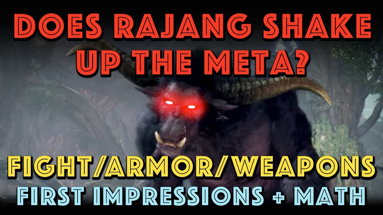 All Rajang Weapons, Armor, & Fight Review (MHW Iceborne) - YouTube