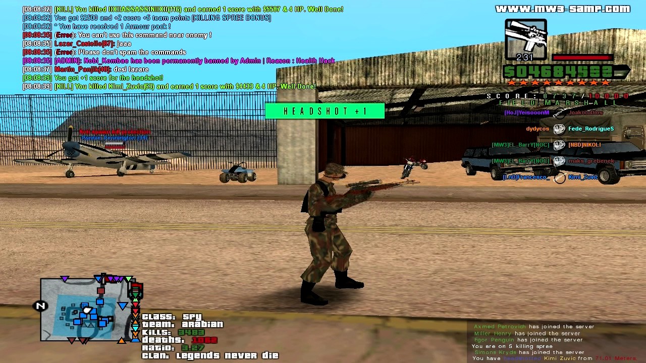 COD MW3 SAMP Short Spy Gameplay By - YouTube