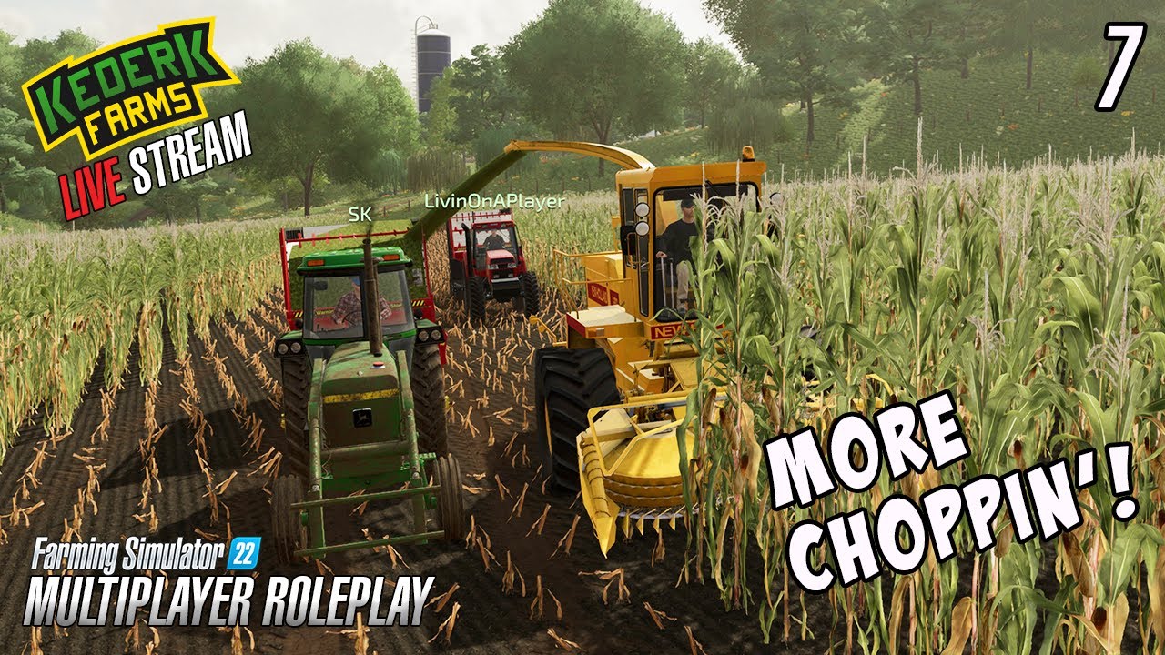 🔴 Chopping Corn LIVE on Middleburgh, NY - Multiplayer Roleplay EP7 ...