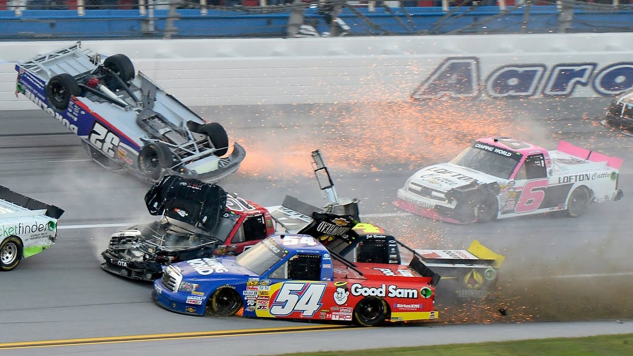 NASCAR Crash Compilation #39 ~ Hit the floor - YouTube