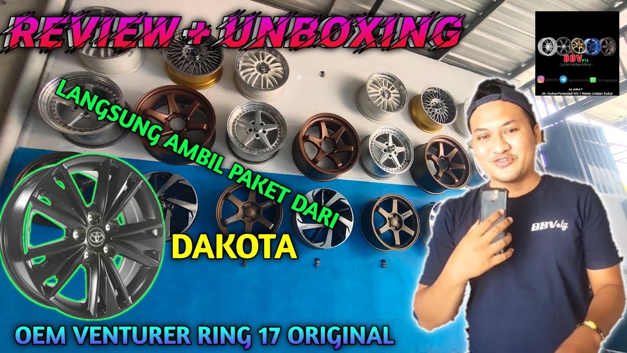 Ambil Review + Unboxing Velg Inova Venturer Original Ring 17! || BBVelg ...