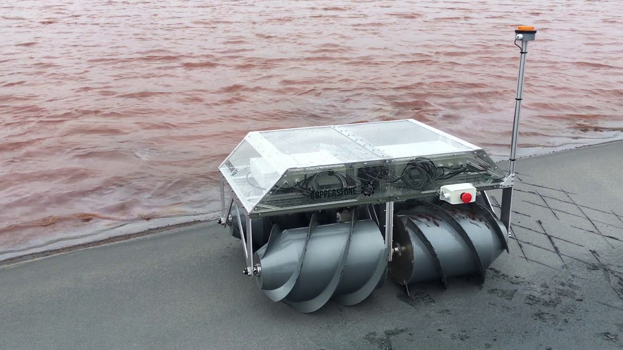 Copperstone AR-0 Rover Returning to Shore - YouTube