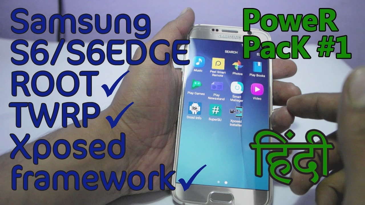 Galaxy S6/S6 EDGE How To Root & Install TWRPP & Xposed Framework - YouTube