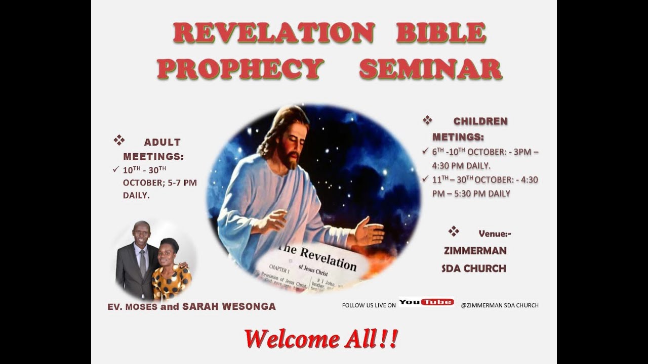 REVELATION BIBLE PROPHECY SEMINAR 2021 - YouTube