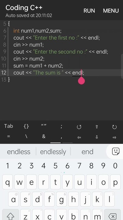 Addition Program in C++ | #short #cpp - YouTube