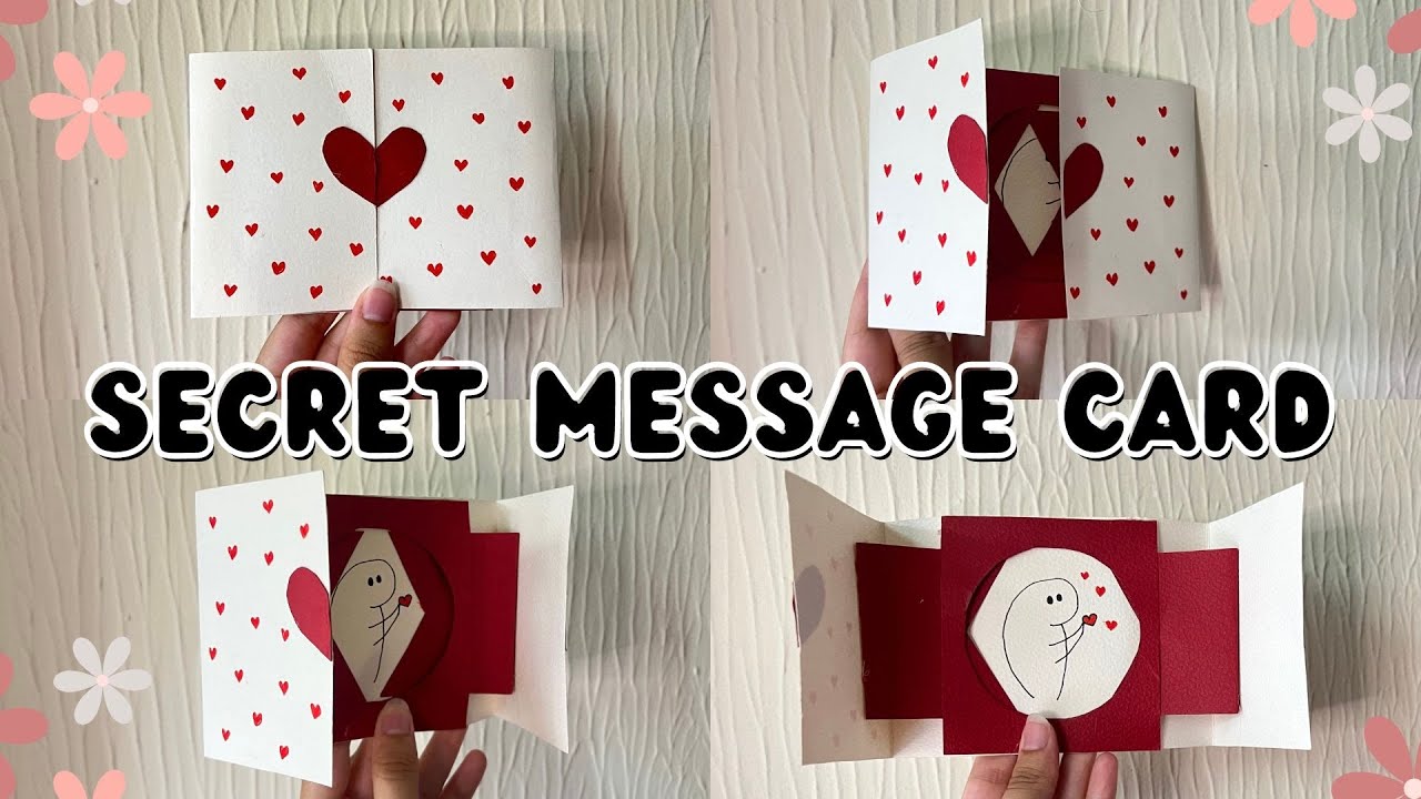 Heart Secret Message Card For Boyfriend/Girlfriend/Bestfriend ...