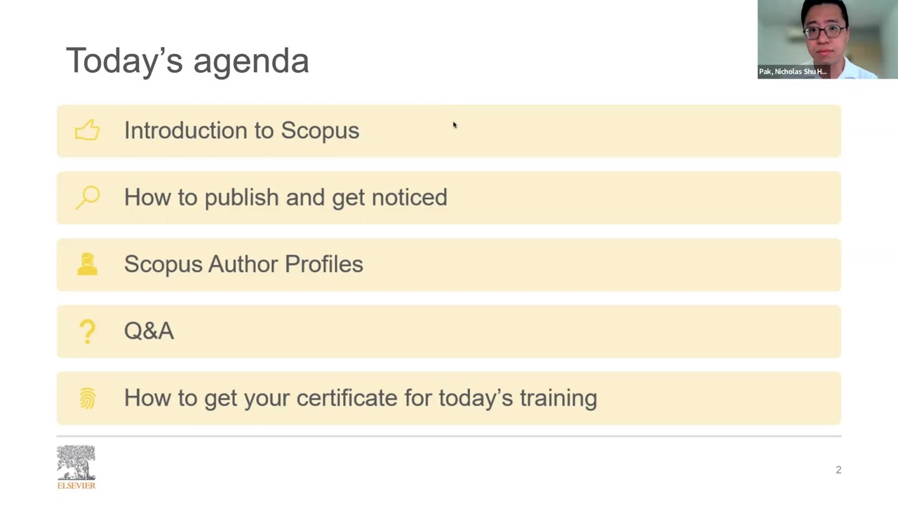 Author Profiles in Scopus How to access, edit and maintain them - YouTube