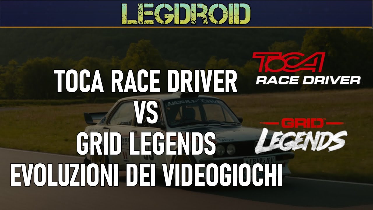 TOCA RACE DRIVER VS GRID LEGENDS - EVOLUZIONE DEI VIDEOGIOCHI - YouTube