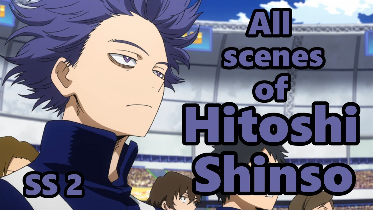 'All' Scenes of Hitoshi Shinso in Season 2 (BNHA) - YouTube