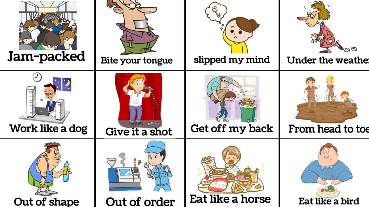 20 Most Common English Idioms || Common Idioms with Meanings and ...