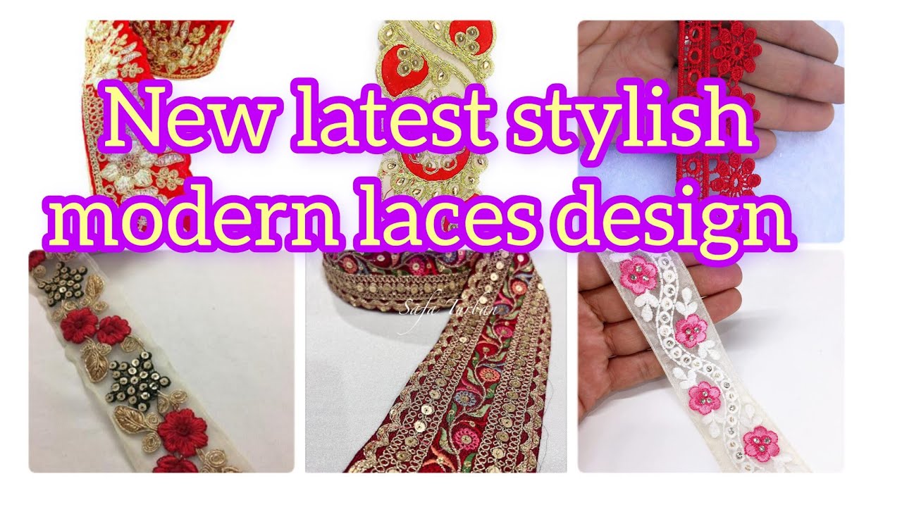 new latest stylish laces design for summer collection dress 👗 - YouTube