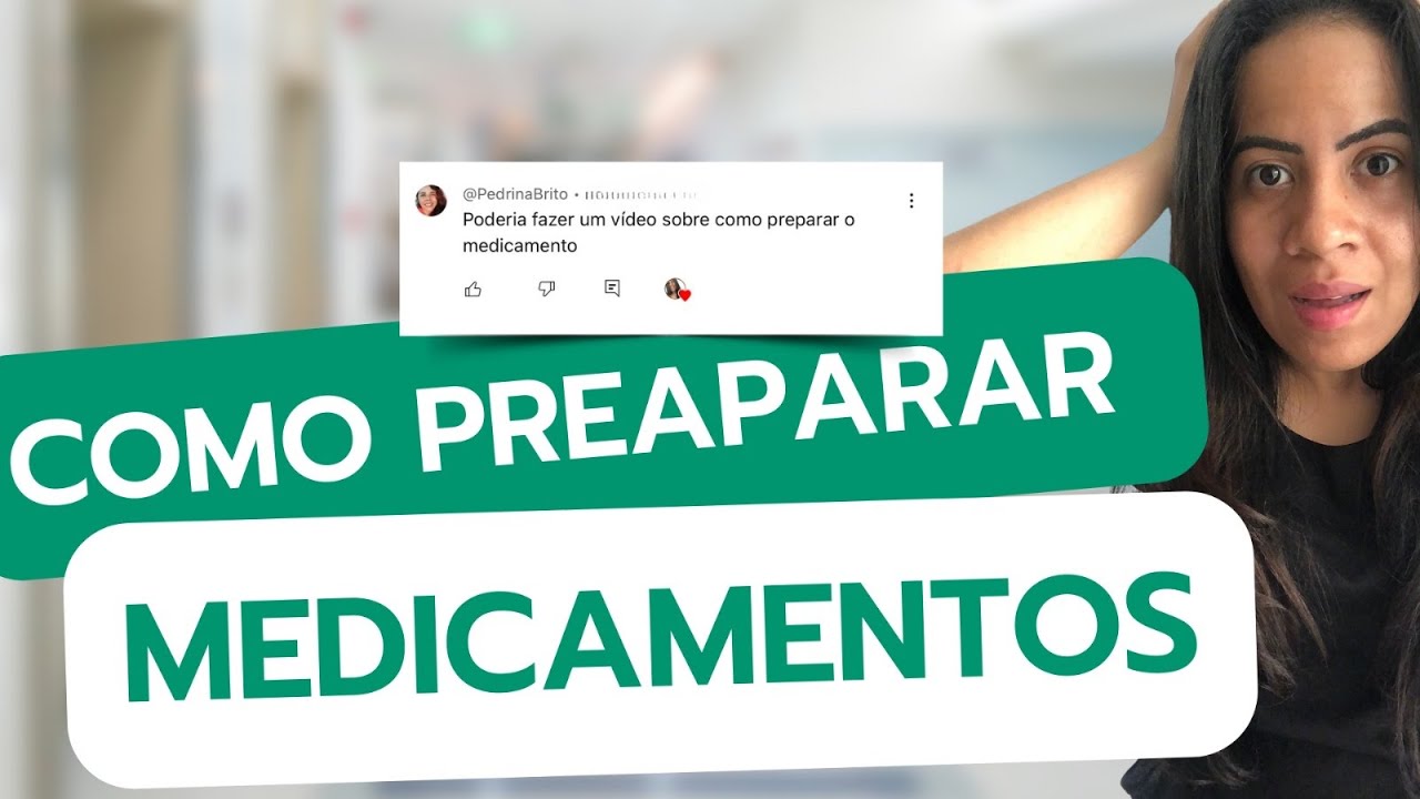 Preparação de medicamentos - Técnico de enfermagem - YouTube