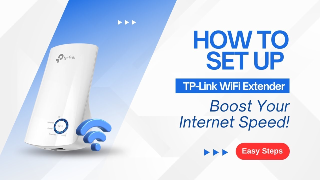 How to Set Up TP Link WiFi Extender Boost Your Internet Speed - YouTube