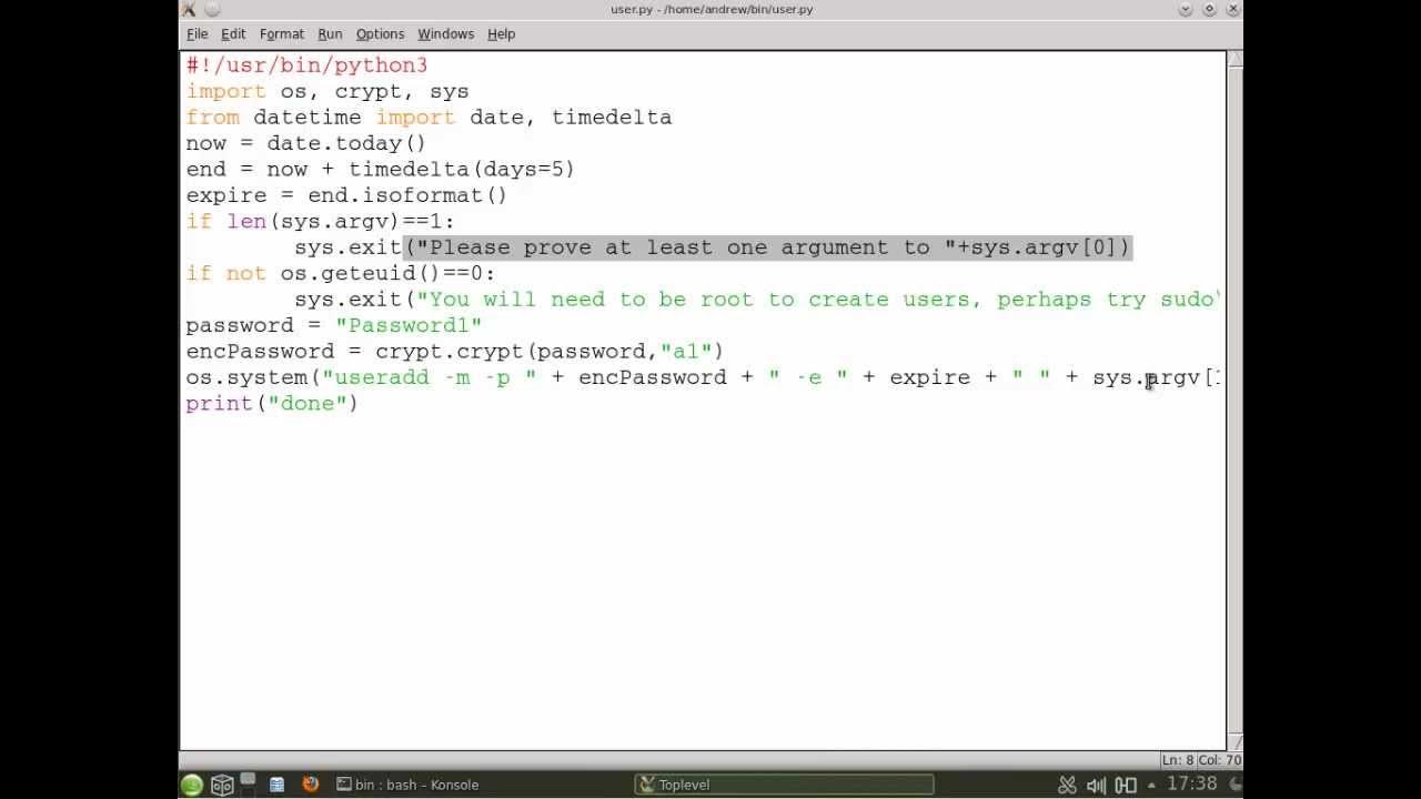 Learning Python Script Arguments - YouTube