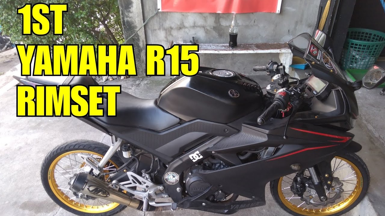 YAMAHA R15 RIMSET | FIRST IN MINDANAO | SHOW BIKE - YouTube