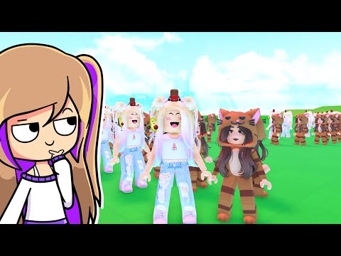 Nos CLONAMOS en Roblox hasta ROMPER EL JUEGO con Mandarina 👁👄👁