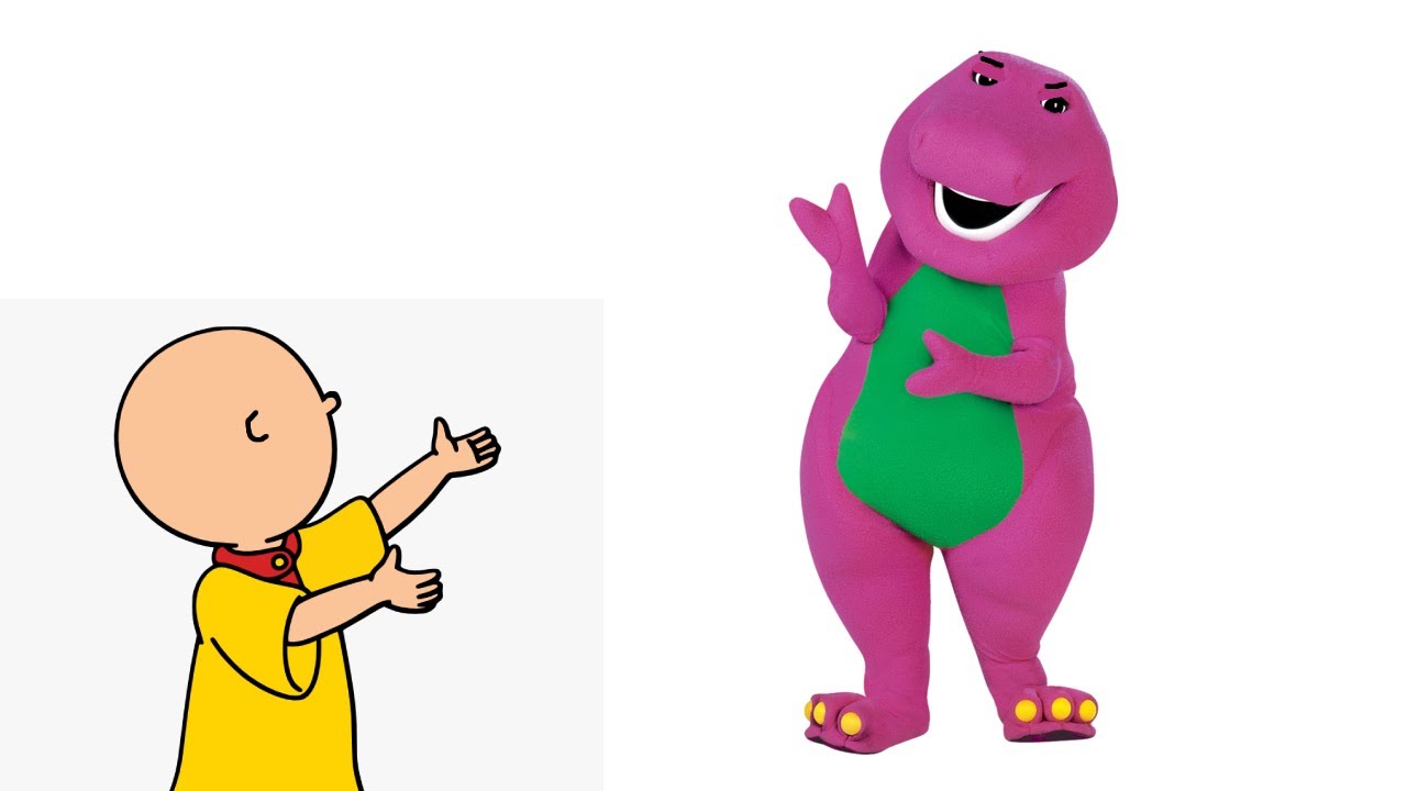 Caillou and Barney (Reupload) - YouTube