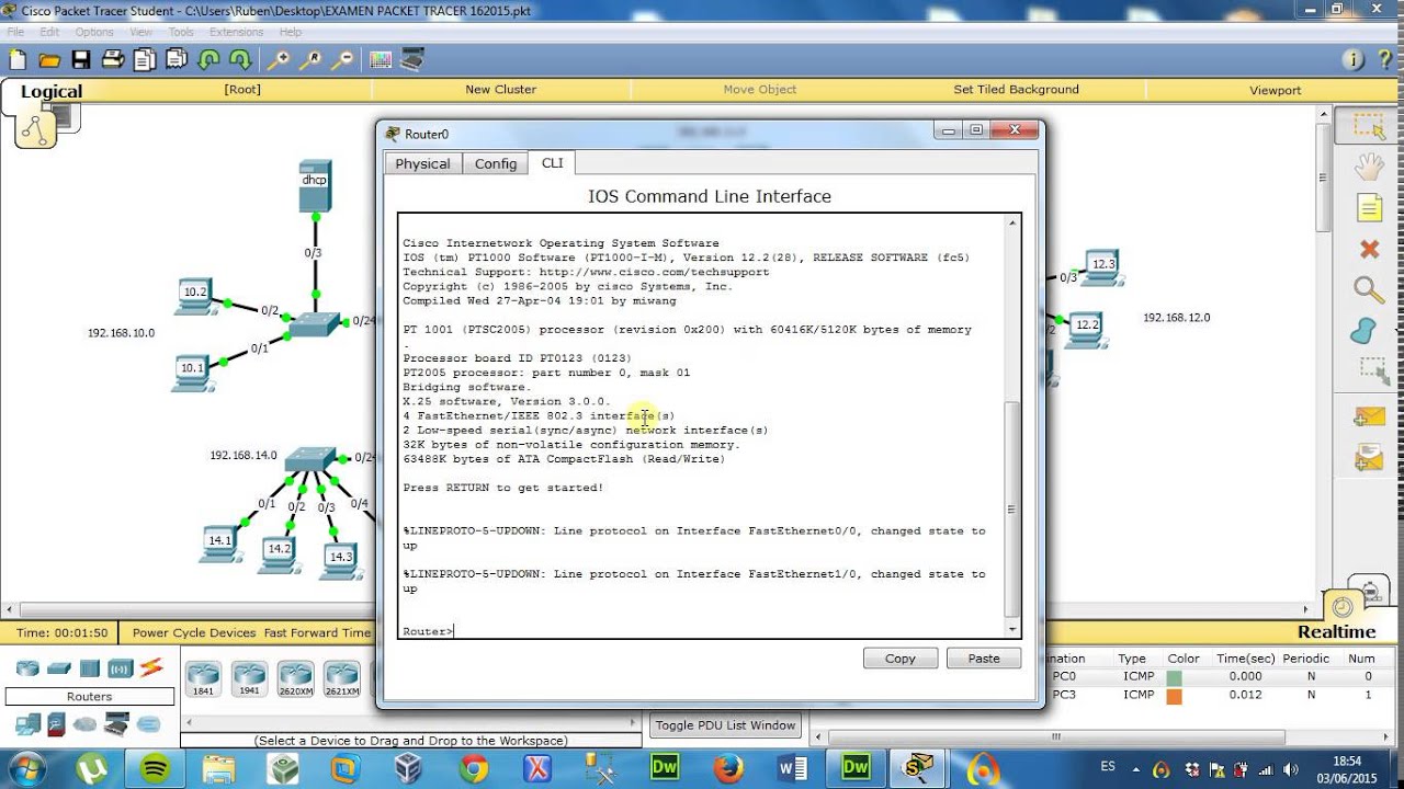 Explicación rip version 2 packet tracer - YouTube