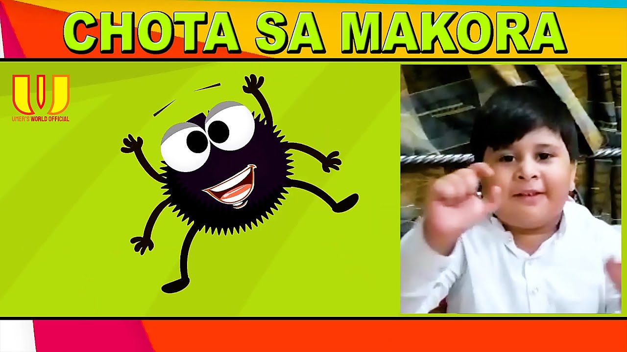 Chota Sa Makora | Itsy Bitsy Spider In Urdu | Urdu Poem For Kids | Song ...
