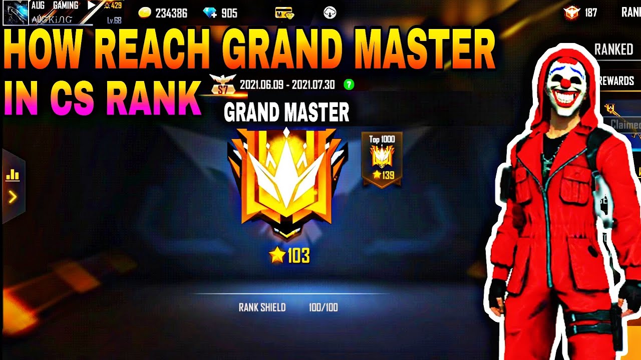 HOW MANY STARS ARE NEEDED TO REACH GRANDMASTER IN FREE FIRE | CLASH ...