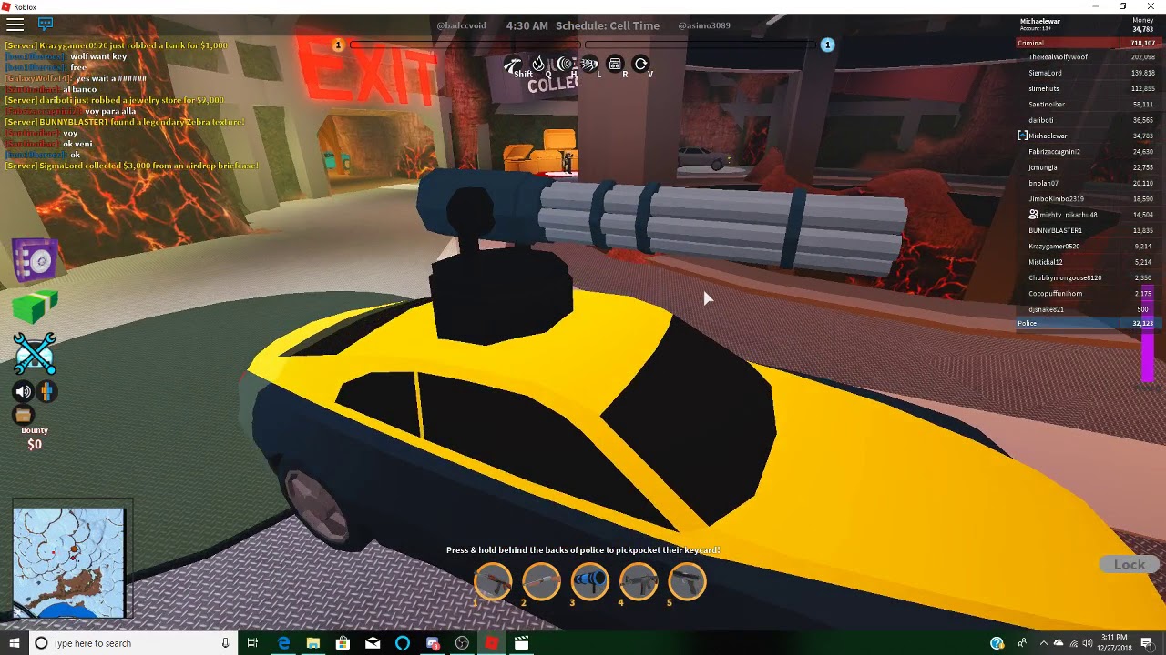 Roblox Jailbreak (robbery failed) - YouTube