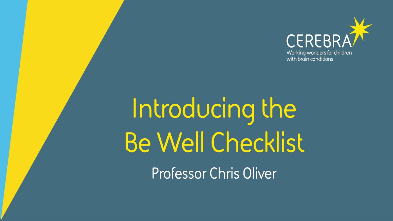 Introducing the Be Well Checklist - YouTube